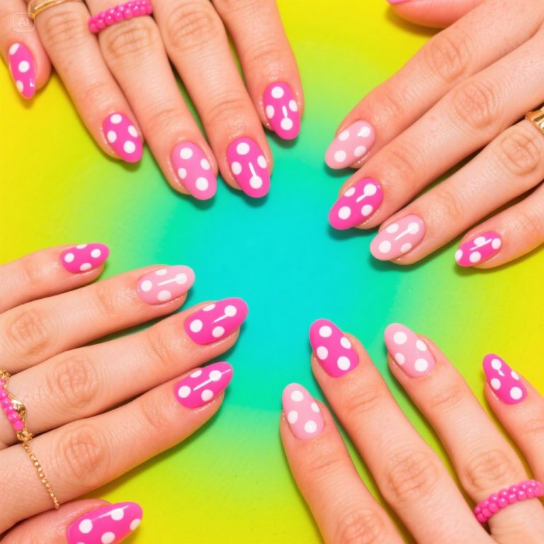 12 Pink & Blue Nails For A Cotton Candy Look